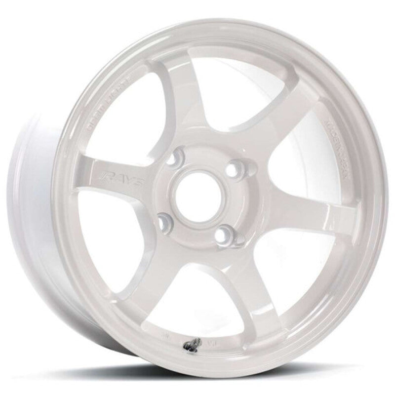 Gram Lights 57D MARK-II 15x8 +13mm 4x100 White Wheel – Fly1 Motorsports