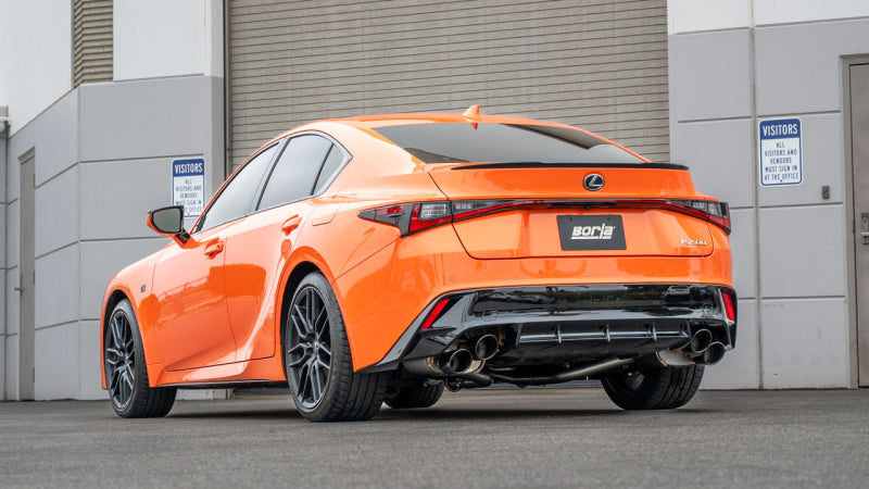 Borla 15-24 Lexus RC F Axle-Back Exhaust System S-Type - Black Chrome ...